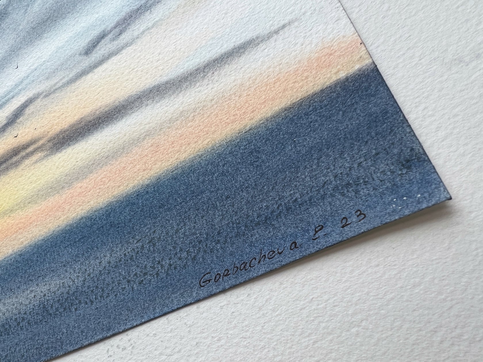 Original Watercolor Caribbean Painting, Beach Sunset, Original Art, Pa ...